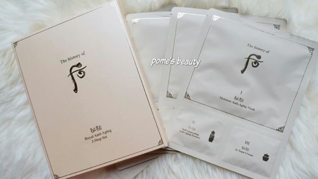 THE HISTORY OF WHOO The HISTORY OF WHO ROYAL ANTIAGING 3 STEP SET ...