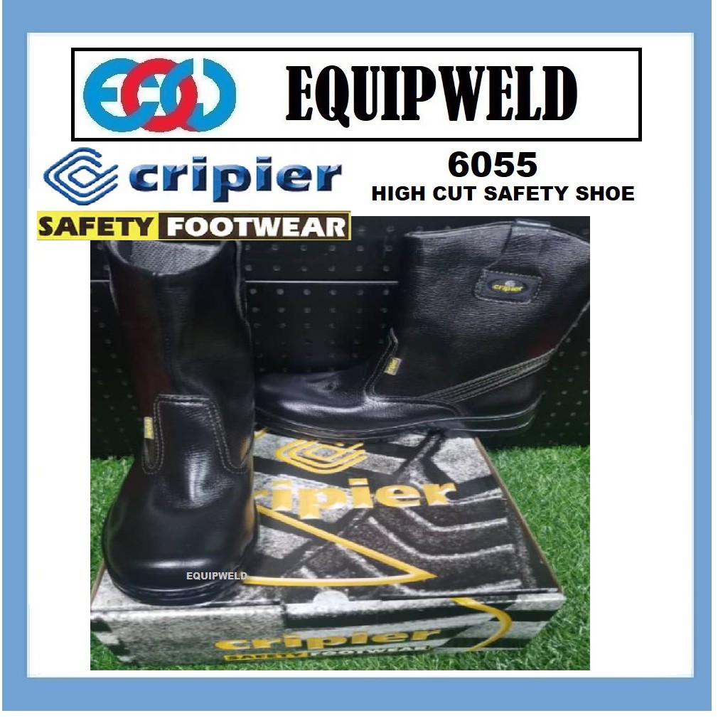 CRIPIER 6055 INDUSTRIAL SAFETY SHOE HIGH CUT FOOTWEAR BOOT (BLACK ...
