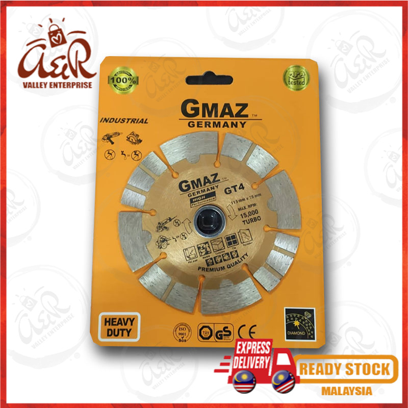 4" GMAZ DIAMOND BLADE WHEEL DICS DISC CUTTER GRINDER SAW MARBLE ...