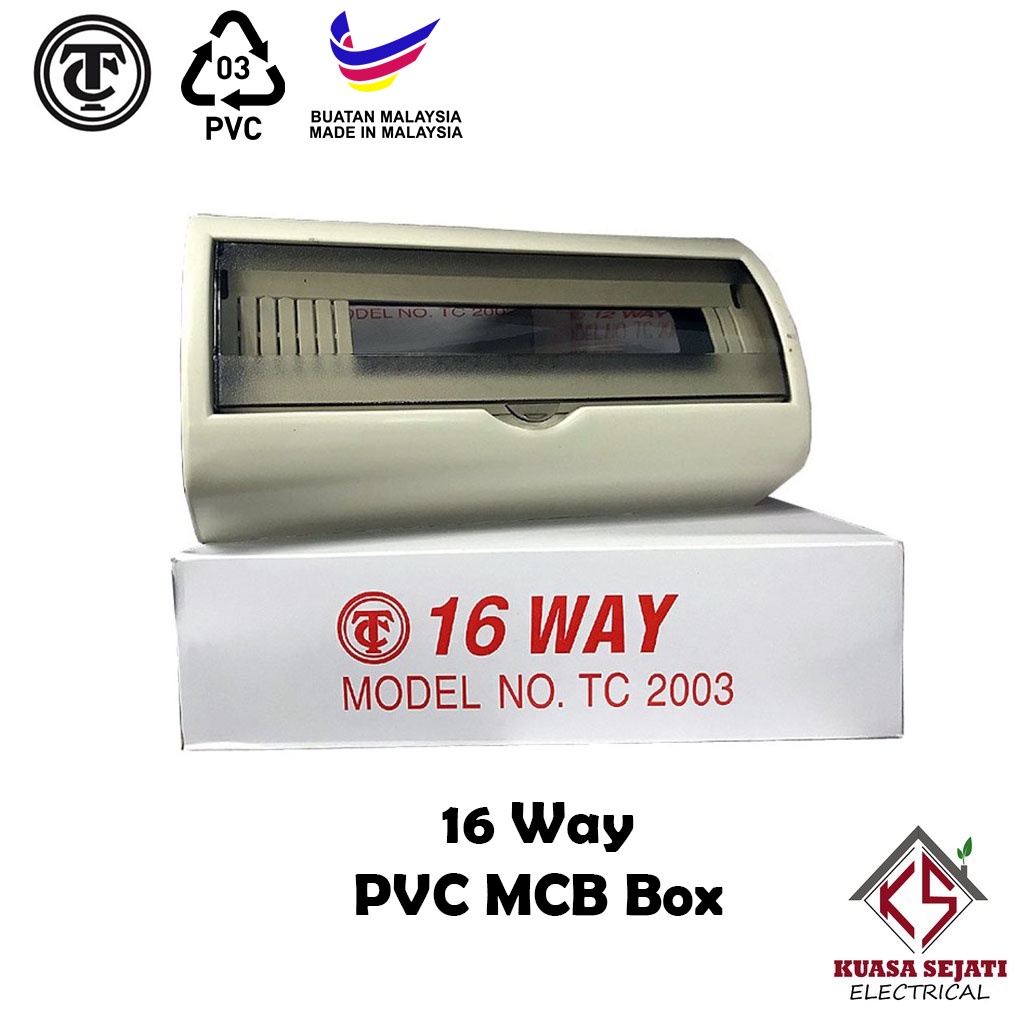 TC Surface PVC MCB DB BOX / 6 Way to 39 Way Consumer Unit / Consumer ...