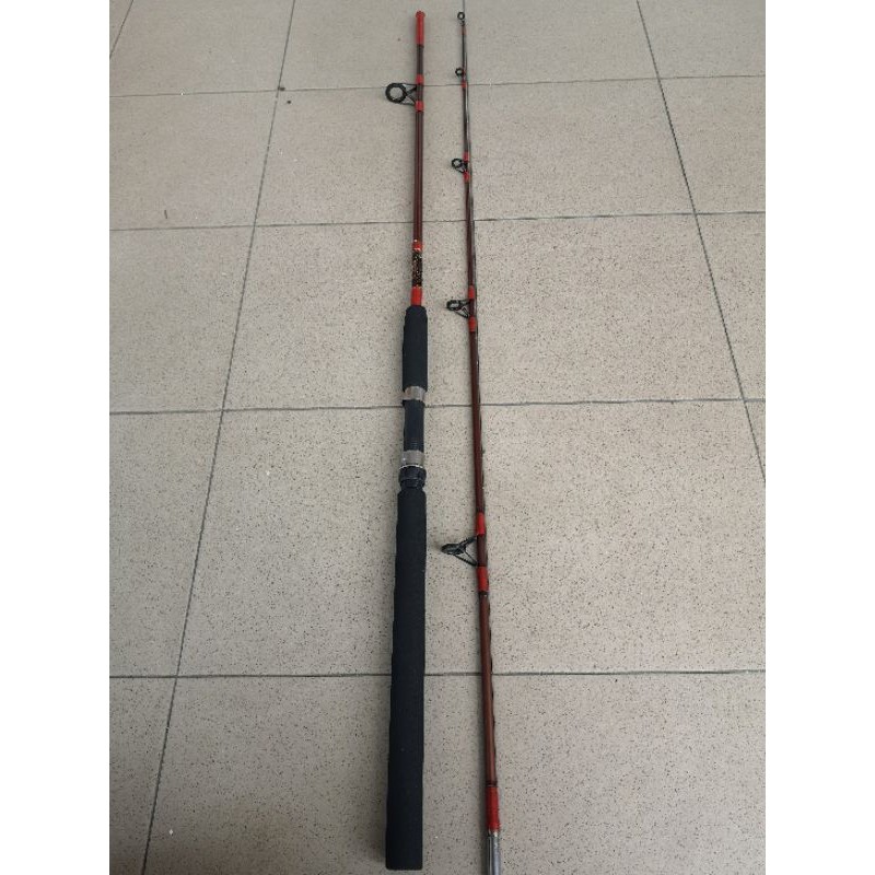 OFMER SENATOR 8KAKI SOLID FIBERGLASS FISHING ROD | Shopee Malaysia