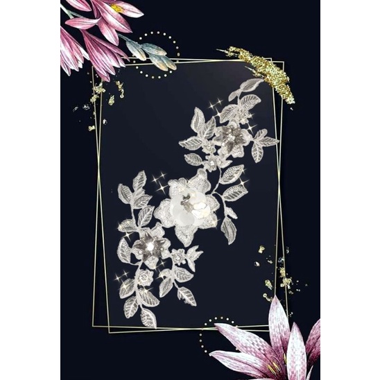 🔥 Lace Bunga Tampal / Border Lace sulam 🔥 | Shopee Malaysia