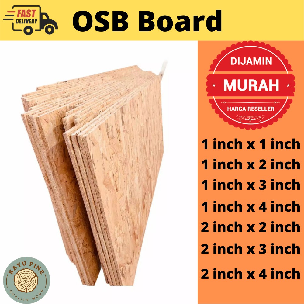 🌲OSB Board 9mm Custom Cut Size🌲 Table Top | OSB Wood | Board | Papan OSB | Kepala Katil | Kayu ...