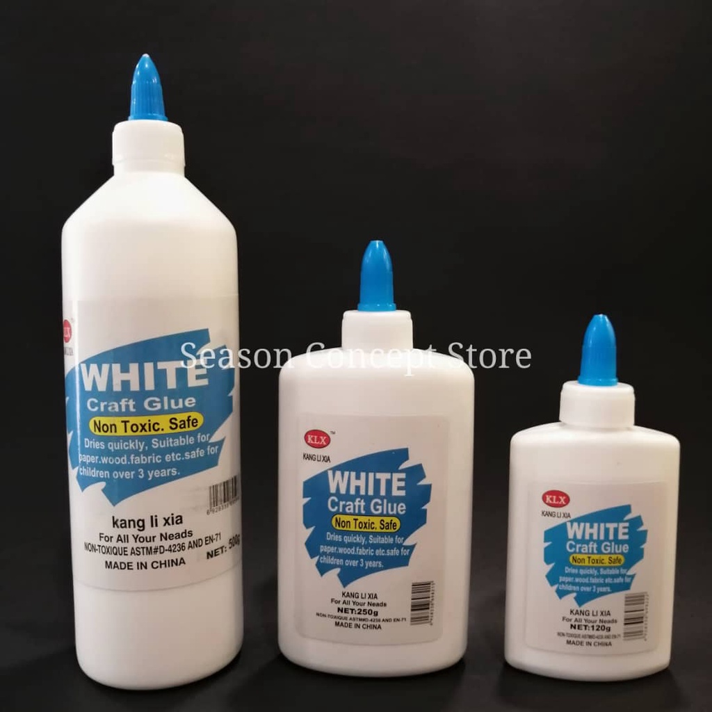White Glue /White Craft Glue / White PVA Glue / 100ml / 250ml / 500ml ...