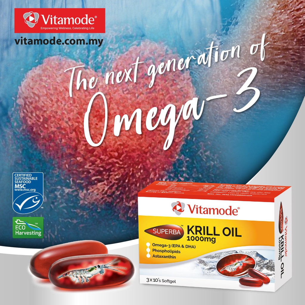 Vitamode Superba Krill Oil [Exp : 04/2026] 1000mg 30s | Shopee Malaysia