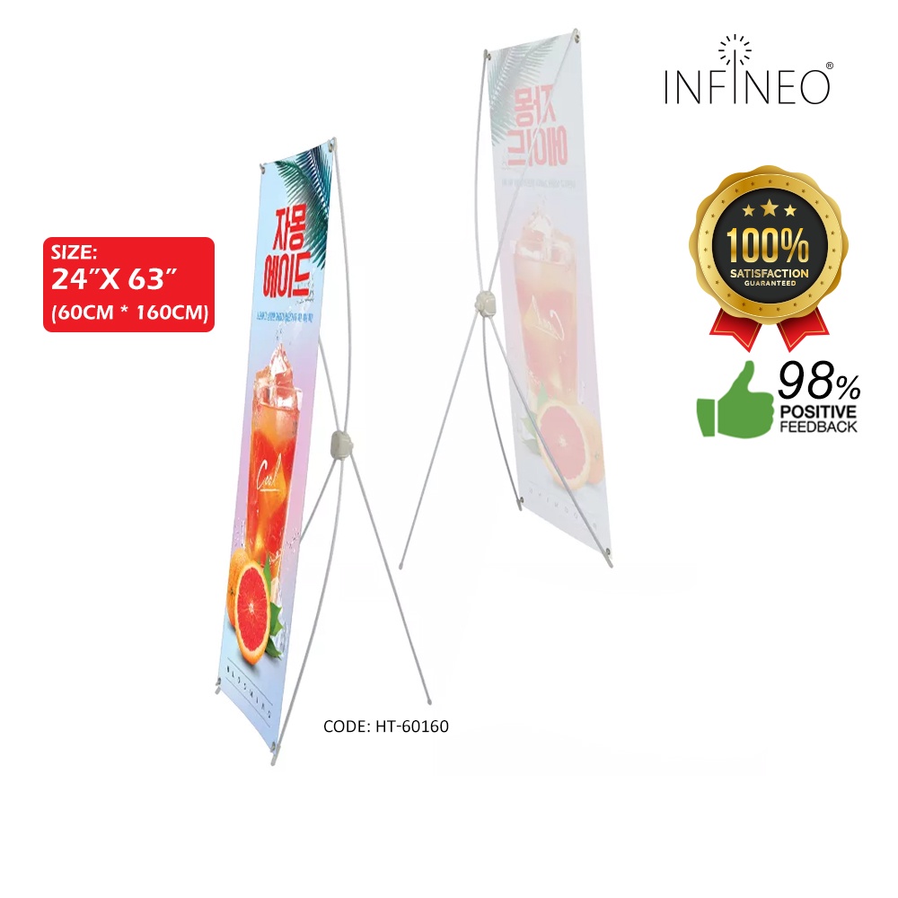 Gear X Banner Stand / X Advertising Display Bunting Stand Foldable ...
