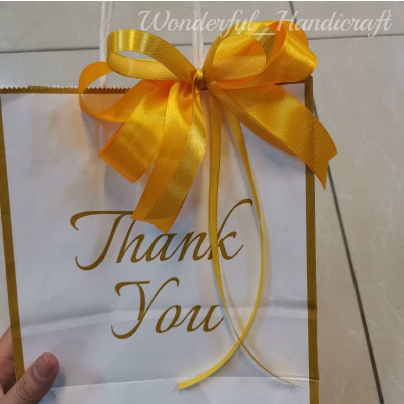 Ready-Made Ribbon Satin Colorful Ribbons hamper Ribbon Reben Hantaran ...