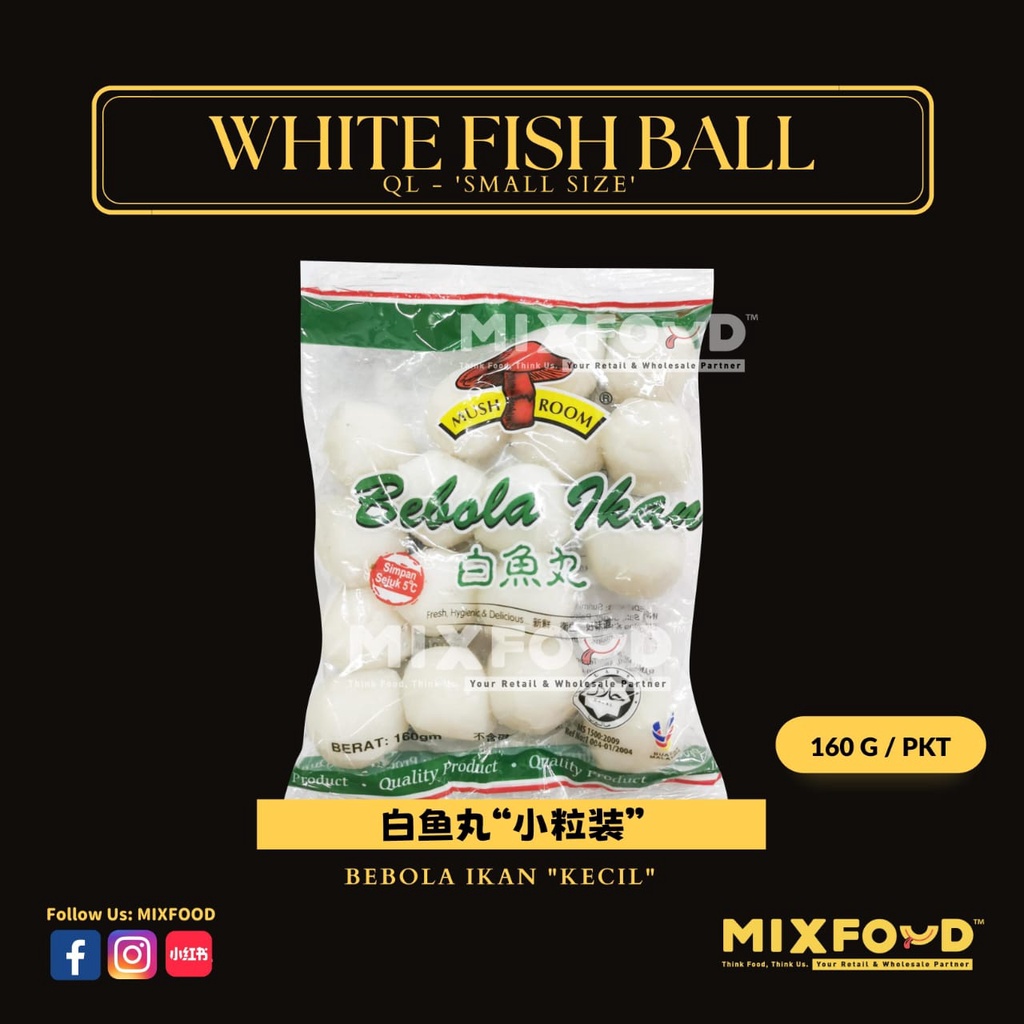 【MIXFOOD】 WHITE FISH BALL [ 白鱼丸 ] | Shopee Malaysia