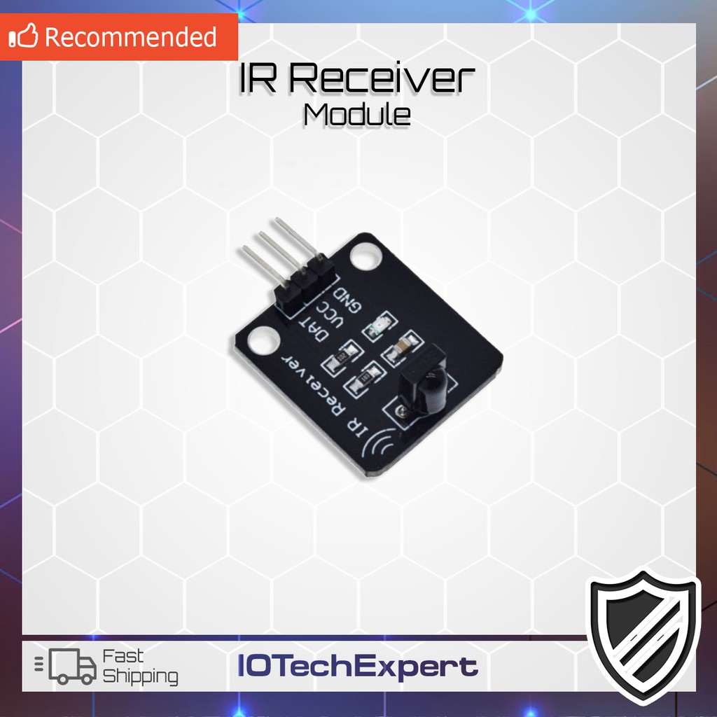 IR Infrared Receiver Module IR Digital 38khz Infrared Receiver Sensor ...