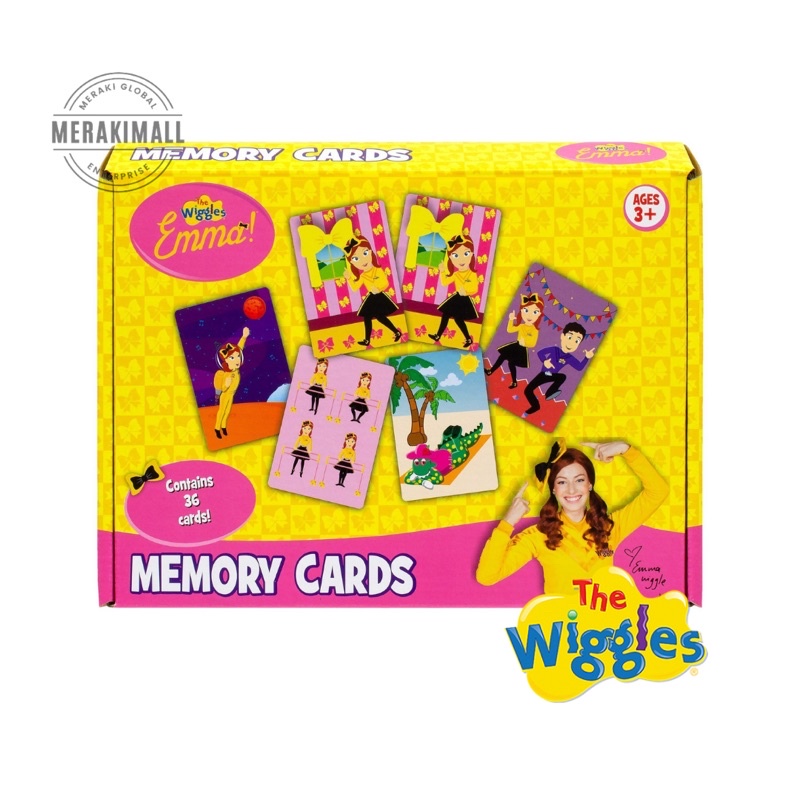 The Wiggles Emma Memory Cards Games | Kids Educational Toys | Mainan ...