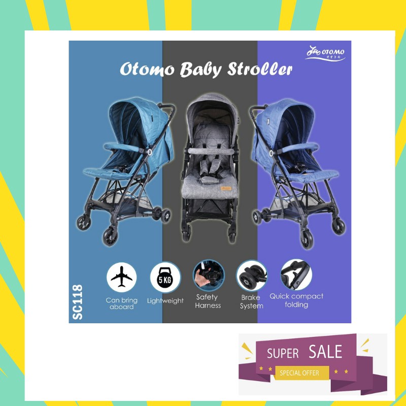[PROMO BIG SALES] - OTOMO STROLLER SC118 / STROLLER BAYI / LIGHTWEIGHT ...
