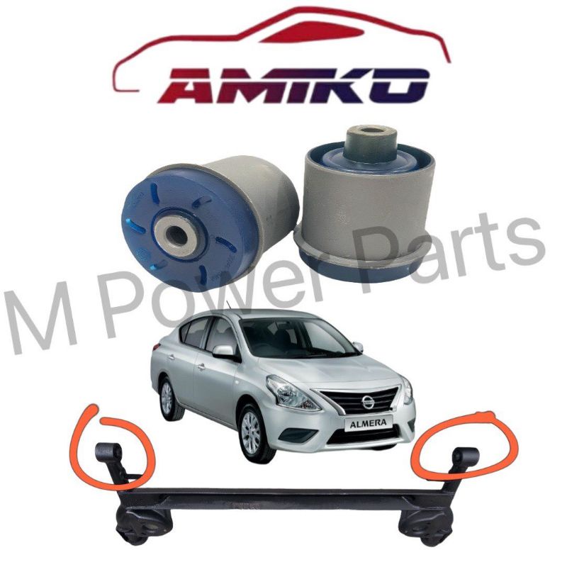 Heavy Duty Silicone Nissan Almera N17 Silicone Rear Axle Bush/Rear ...