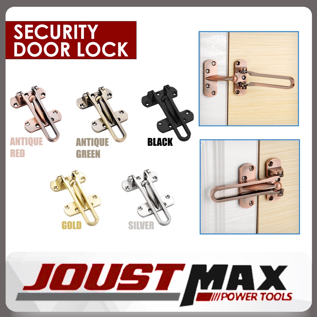 Security Room Door Guard Buckle Hold Lock Hotel Hostel Door Main Door ...