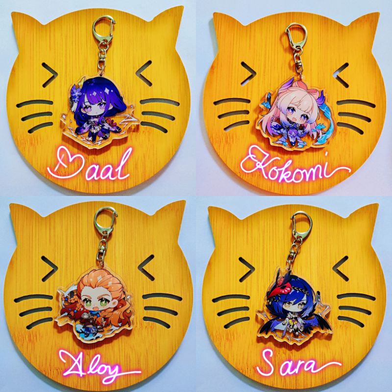 Genshin Impact Baal Kokomi Aloy Sara Kazuha Ayaka Yoimiya Sayu Eula Rosaria Yanfei game ...