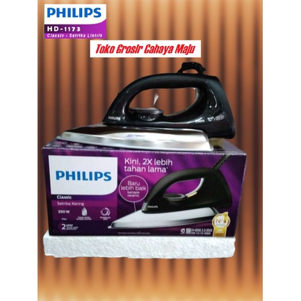 Philips HD1173 Dry Iron Classic Laundry Rub | Shopee Malaysia
