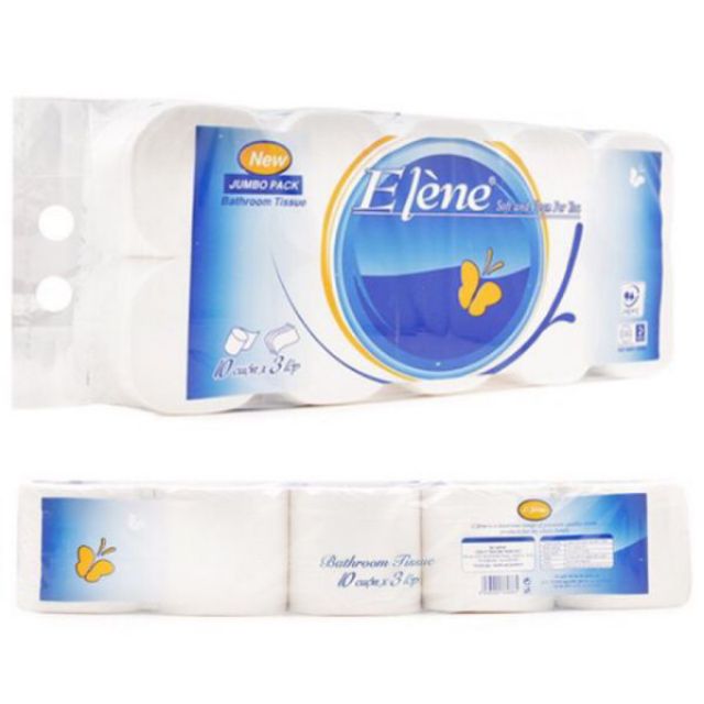 Elene Green 3-Layer Coreless Toilet Paper (10 Rolls/Lot) | Shopee Malaysia