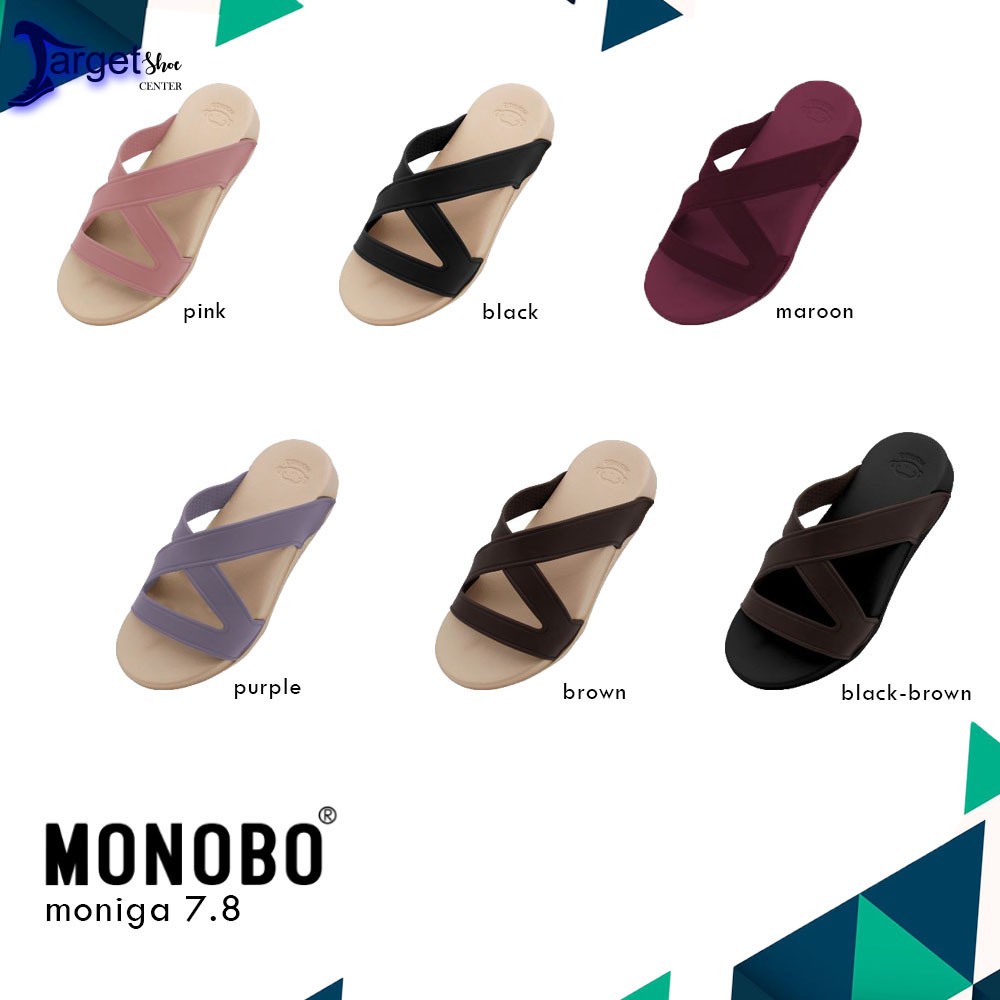 Ladies Sandal Slipper Monobo Moniga Sandal wanita 7.8 Multicolor ...