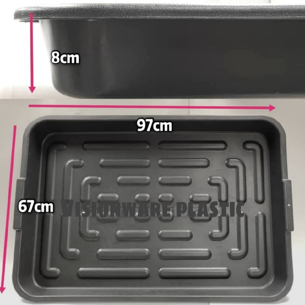 VISIONWARE dulang but kereta/Multi Use Car Boot Tray Plastic ...