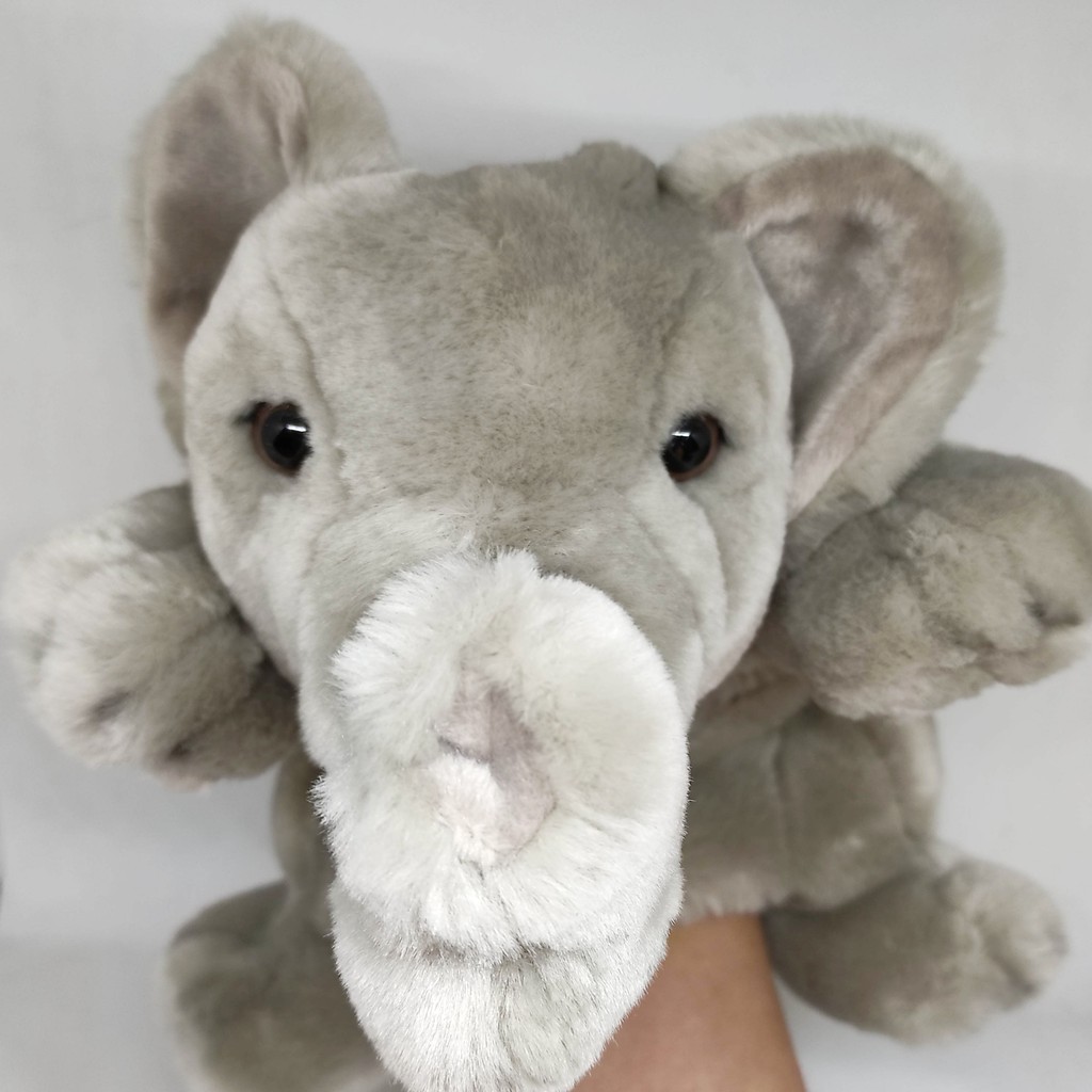 Hand Puppet (Hand Puppet) Penguin/Elephant/Singa/Bear/Bird/Cheetah Full ...