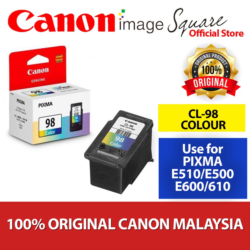 ORIGINAL CANON PG-88 Black PG88 / CL-98 Colour CL98 Printer Ink ...