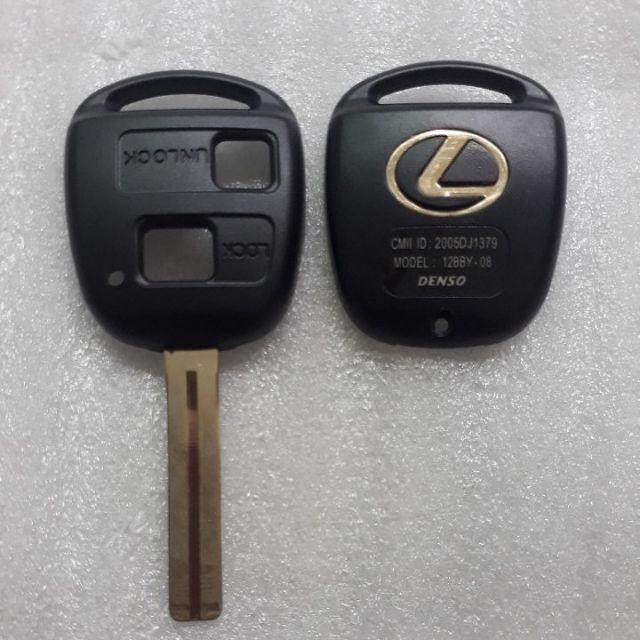 Toyota Harrier key shell 2button/3button casing replacement | Shopee ...