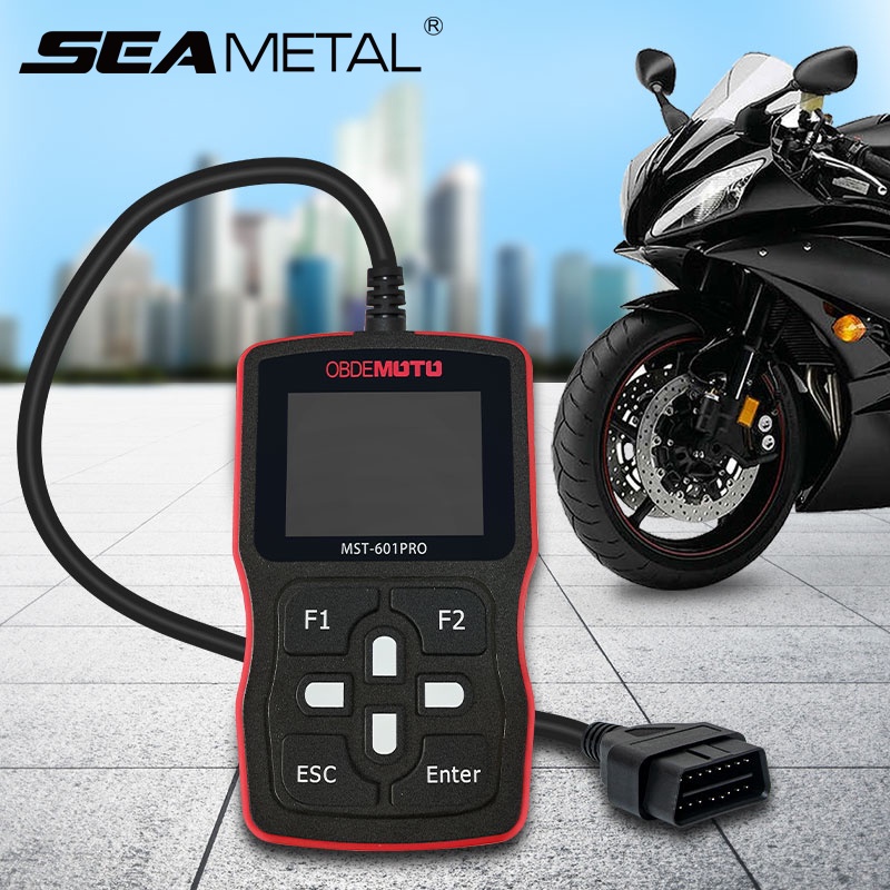 SEAMETAL OBD2 Scanner for HONDA YAMAHA SUZUKI with OBD Motorcycle Cable ...