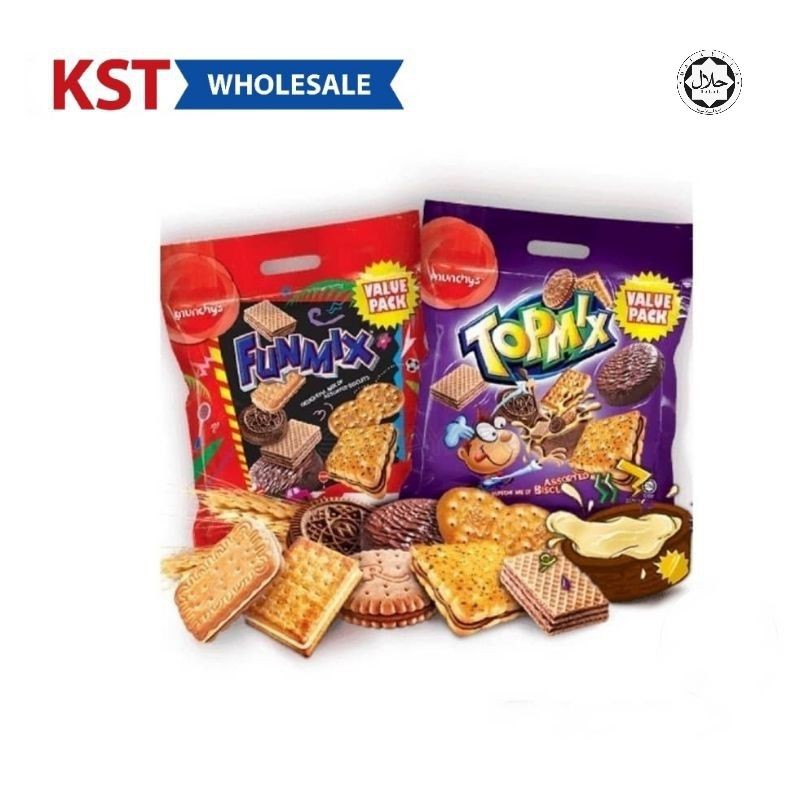 Munchy's TopMix / FunMix Assorted Biscuit (295g/500g) | Shopee Malaysia