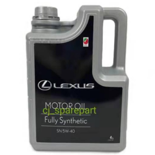NEW PACKING TOYOTA LEXUS 5W40 FULLY SYNTHETIC ENGINE OIL 5W-40 4L ...