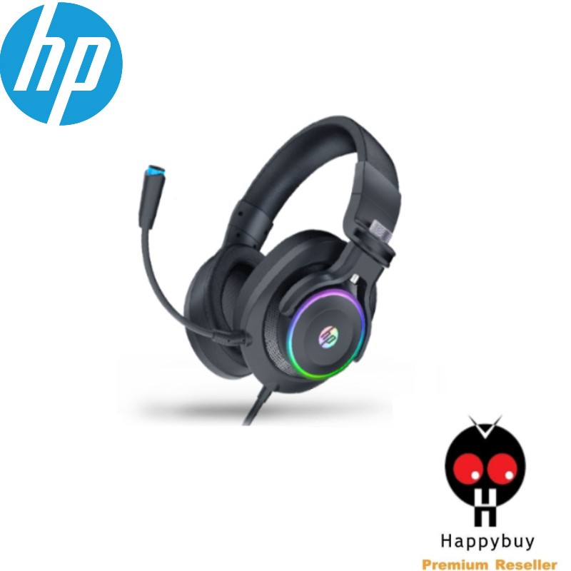 HP H500 7.1 USB GAMING HEADSET WITH MIC STEREO GAMER HEADPHONE RGB ...