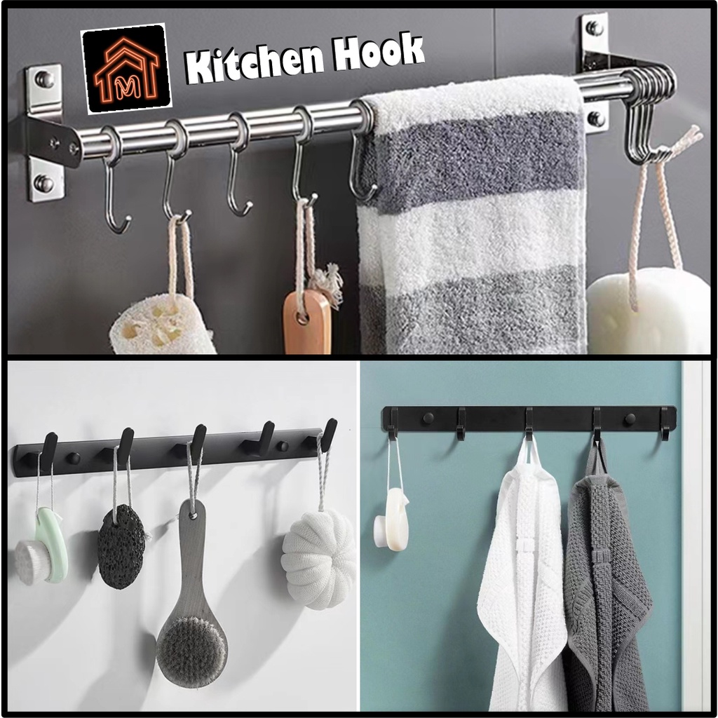 ~ Ready Stock ~ (40cm - 70cm) Stainless Steel / Aluminium Black ...