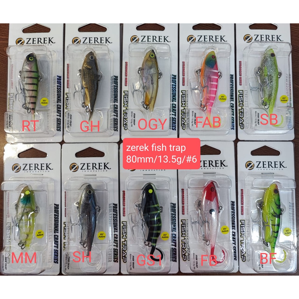 ZEREK FISH TRAP 80MM 13.5G VIBRATION SINKING | Shopee Malaysia