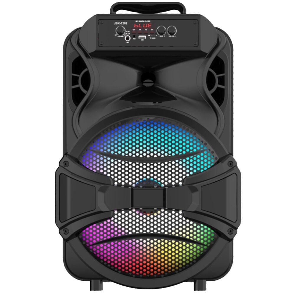 BOSTON 8 Inch 12 Inch Subwoofer Trolley Speaker with USB TF AUX Fm Radio & Bluetooth JBK Speaker ...