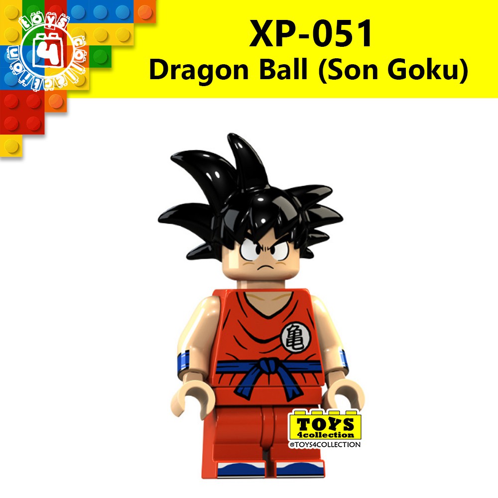 XP051 Dragon Ball Z Son Goku Minifigures Block Compatible Building ...
