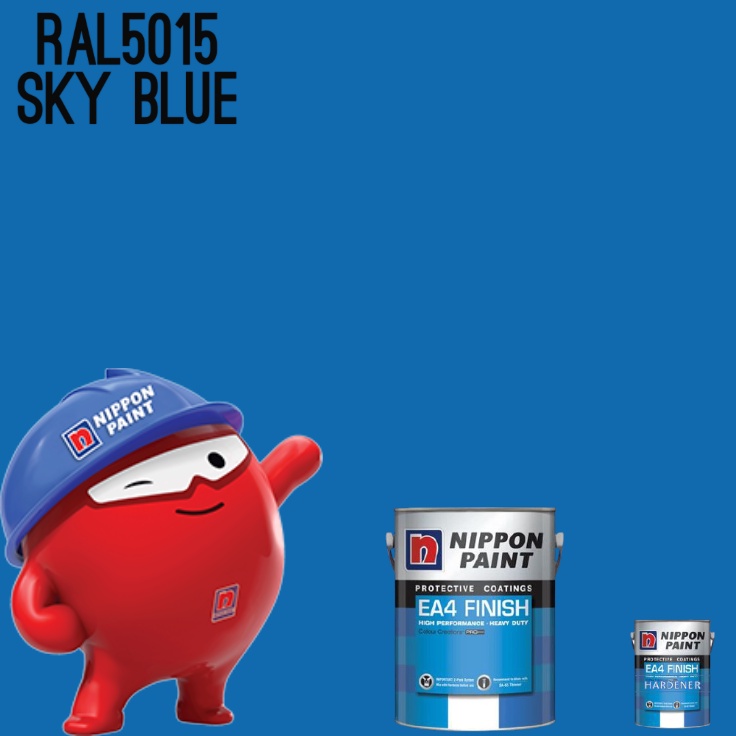 SINAR Nippon Paint EA4 Epoxy Floor Paint Finish HB c/w Hardener (4 ...