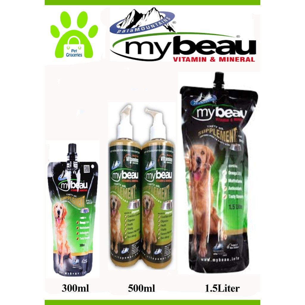 My Beau Vitamin & Mineral Tasty Oil Dog Supplements / Dog Vitamin 300ml ...