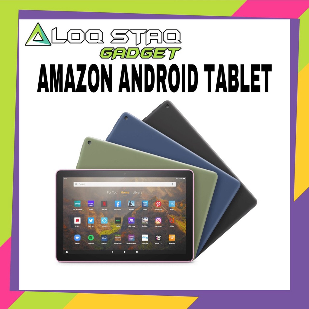 READY STOCK Amazon Kindle Fire HD 8 (2020) Android 9 with Play Store ...