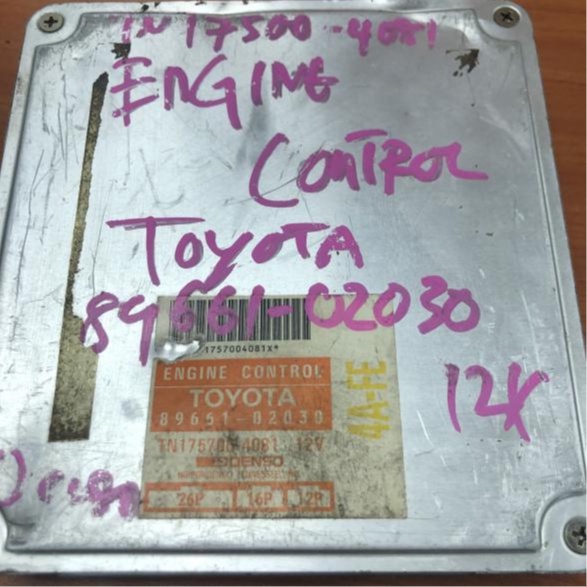 ENGINE 4A-FE-89661-02030 ( COMPUTER BOX – USED ORIGINAL TOYOTA ...