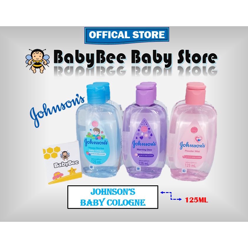 Johnson's Baby Cologne Powder Mist/Happy Berries/Morning Dew (125ml ...