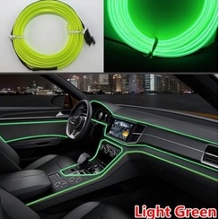 2021 New[ Tiktok ] 5Meters Car Interior Lighting LED Strip Wire Rope ...