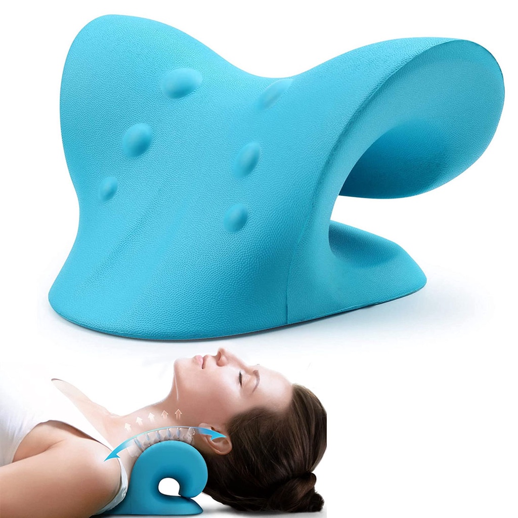 Cervical Traction Device PU Polyurethane Neck Massage Pillow for TMJ ...