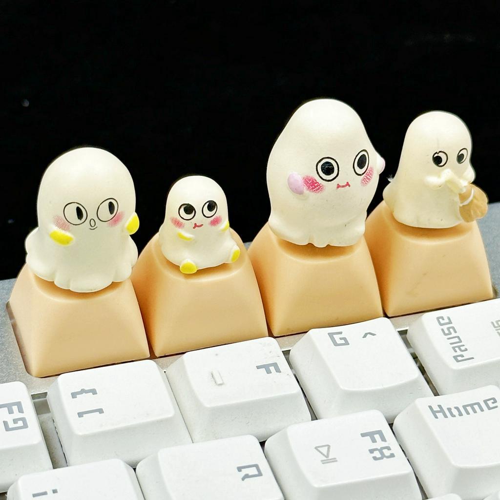 1 Rotating Funny Keycap Keyboard Halloween Ghost Funny Unique Cross ...