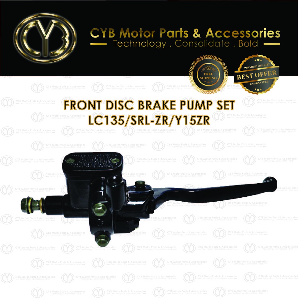 Front Disc Brake Pump Set YAMAHA LC135 Y15ZR SRLZR Master Lever Pam ...