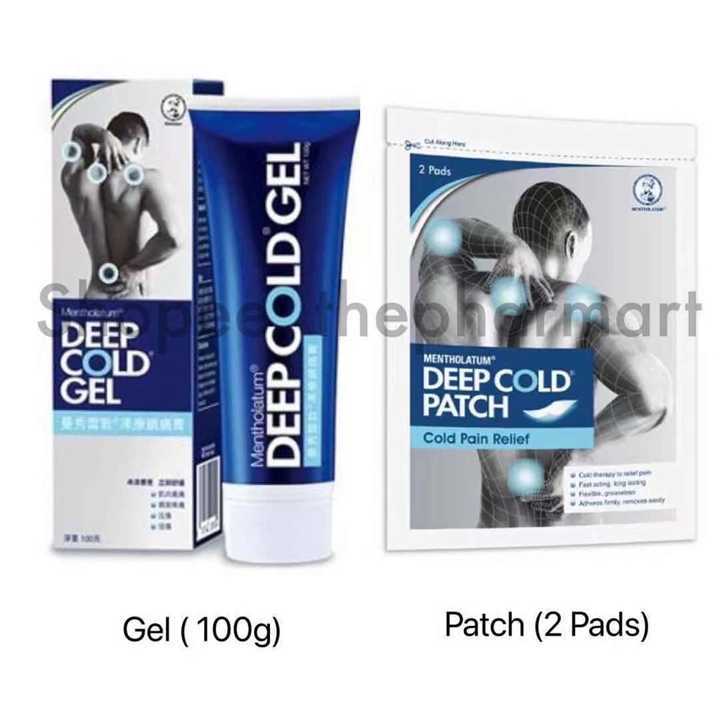 Mentholatum Deep Cold Ice Therapy (Gel / Patch) | Shopee Malaysia