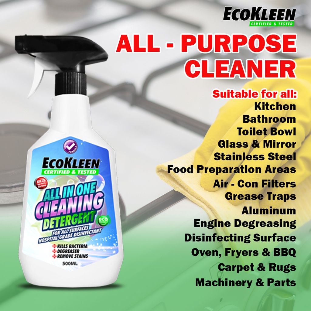 Eco Kleen All In One Anti Bacteria Cleaning Detergent - Ready To Use ...