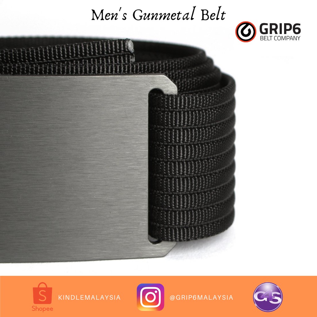 Where To Buy GRIP6 Gunmetal Belt: Durable Belts For Men & Women Carbon ...