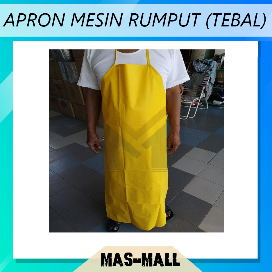 Apron Mesin Rumput / Apron Brush Cutter (TEBAL / THICK ) | Shopee Malaysia