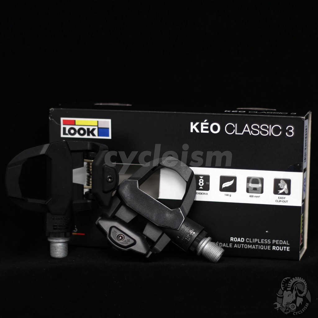 Look Keo Classic 3 Cleats Pedal Black 2018 Road / fixie / Track (Box ...