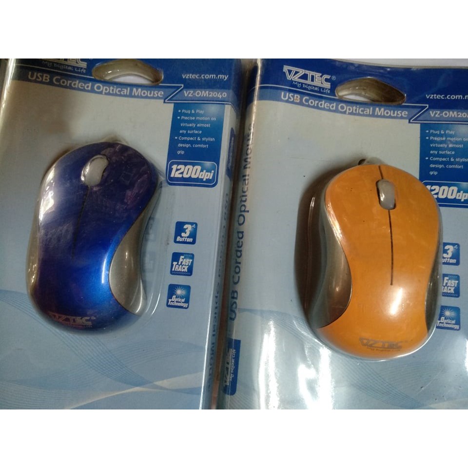 Vztec USB Corded Optical Mouse -OM2040 -Stock Clearance | Shopee Malaysia