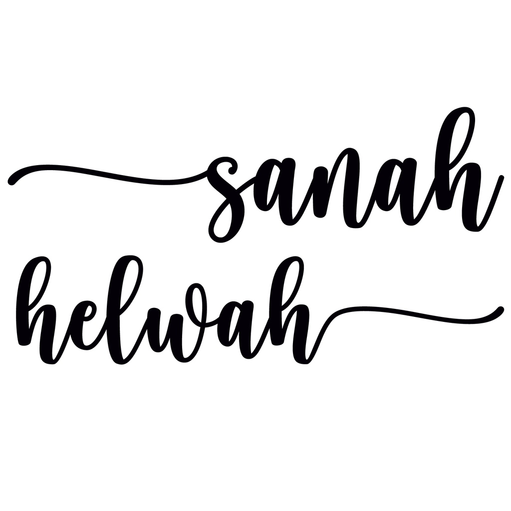 (SH 01-04) A4/A5 Sanah Helwah Vynil Sticker for Bobo Foil Balloon ...