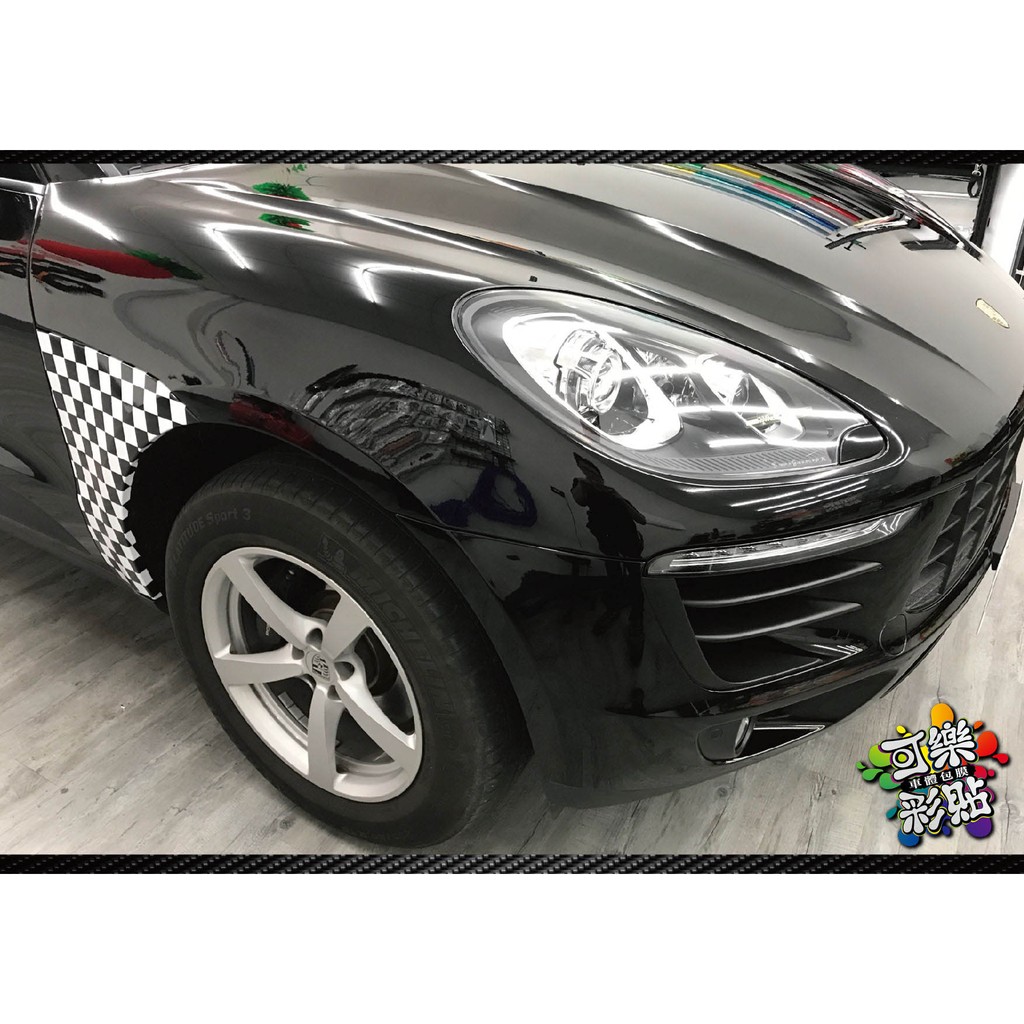 [Cola Color Stickers] Car Envelope Painting Porsche-Porsche Macan ...